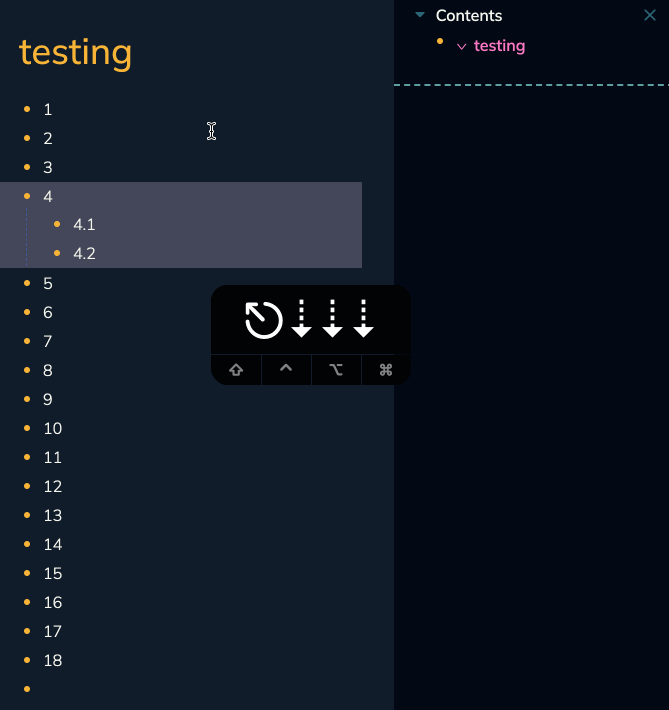 Weird navigation action after selecting multiple blocks · Issue #4699 · logseq/logseq · GitHub