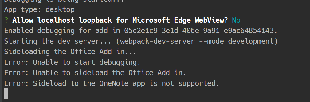 Unable to start debugging & office_addin_manifest_1.readManifestFile is not a function · Issue ...