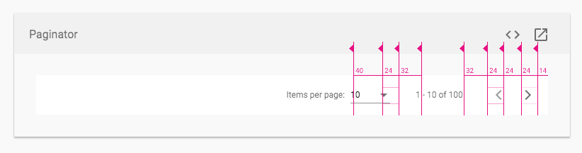 [Paginator] Follow material design spec · Issue #9352 · angular ...