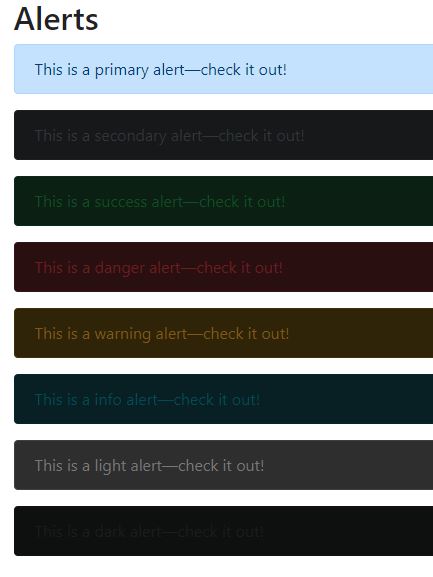 When i compile the scss - all the alerts look darker. · Issue #25421 ...