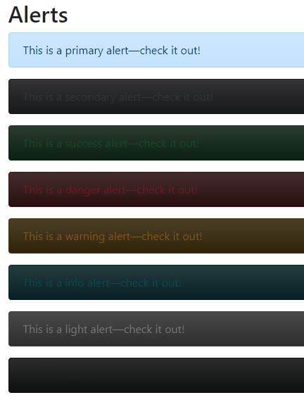 When i compile the scss - all the alerts look darker. · Issue #25421 ...