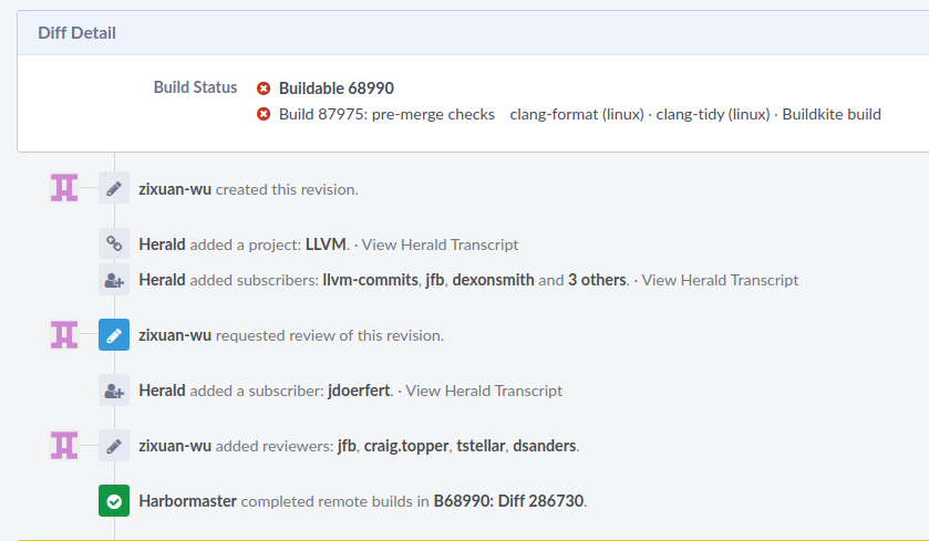"Green" build on the revision, but marked failed when you click on it? · Issue #230 · google ...