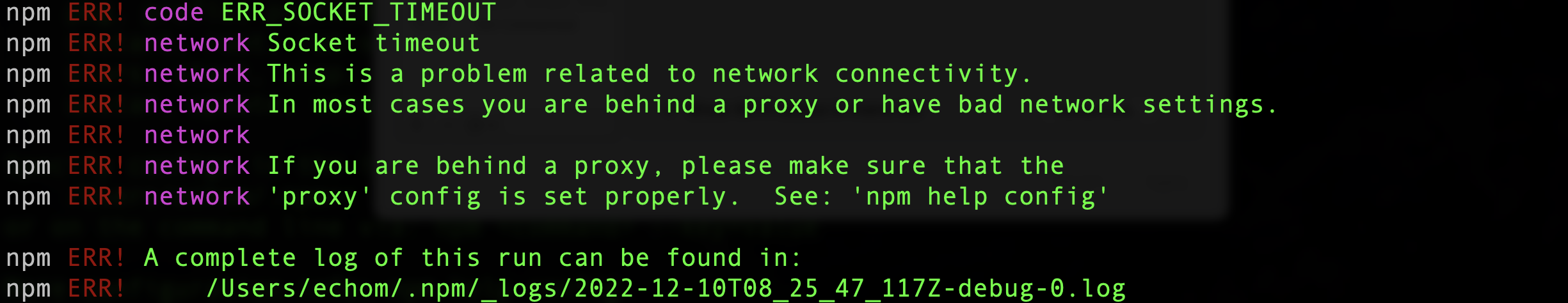 Issue with setting up node environment with proxy on macOS · Issue #1071 · CATcher-org/CATcher ...