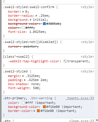 customClass on buttons doesn't work · Issue #1744 · sweetalert2 ...