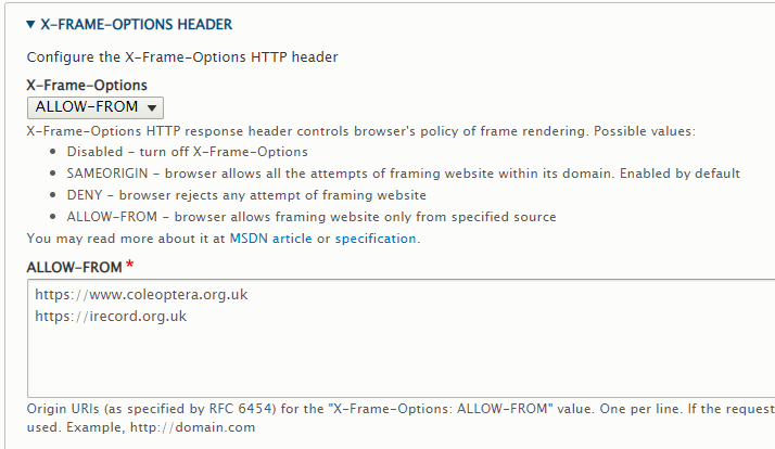 Embedded iFrame activity pages not displaying · Issue #1214 ...