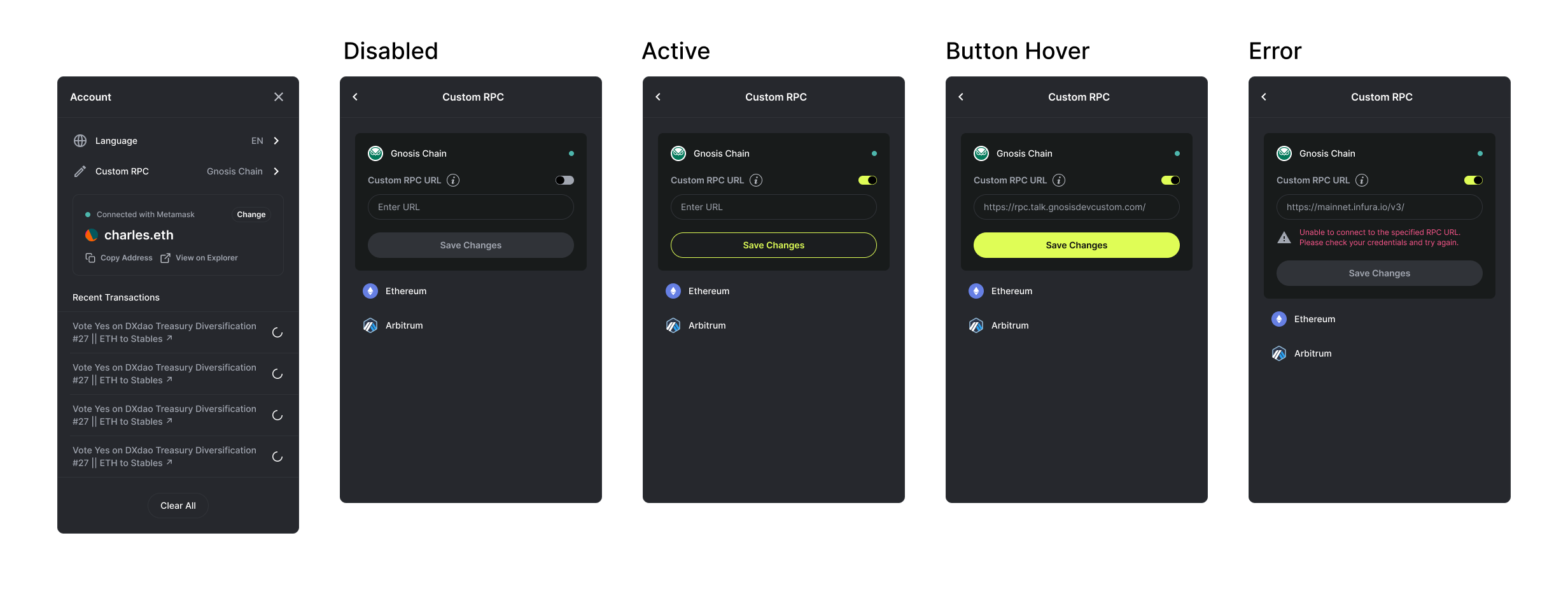 Advanced user settings - RPC override · Issue #10 · DXgovernance/davi-monorepo · GitHub