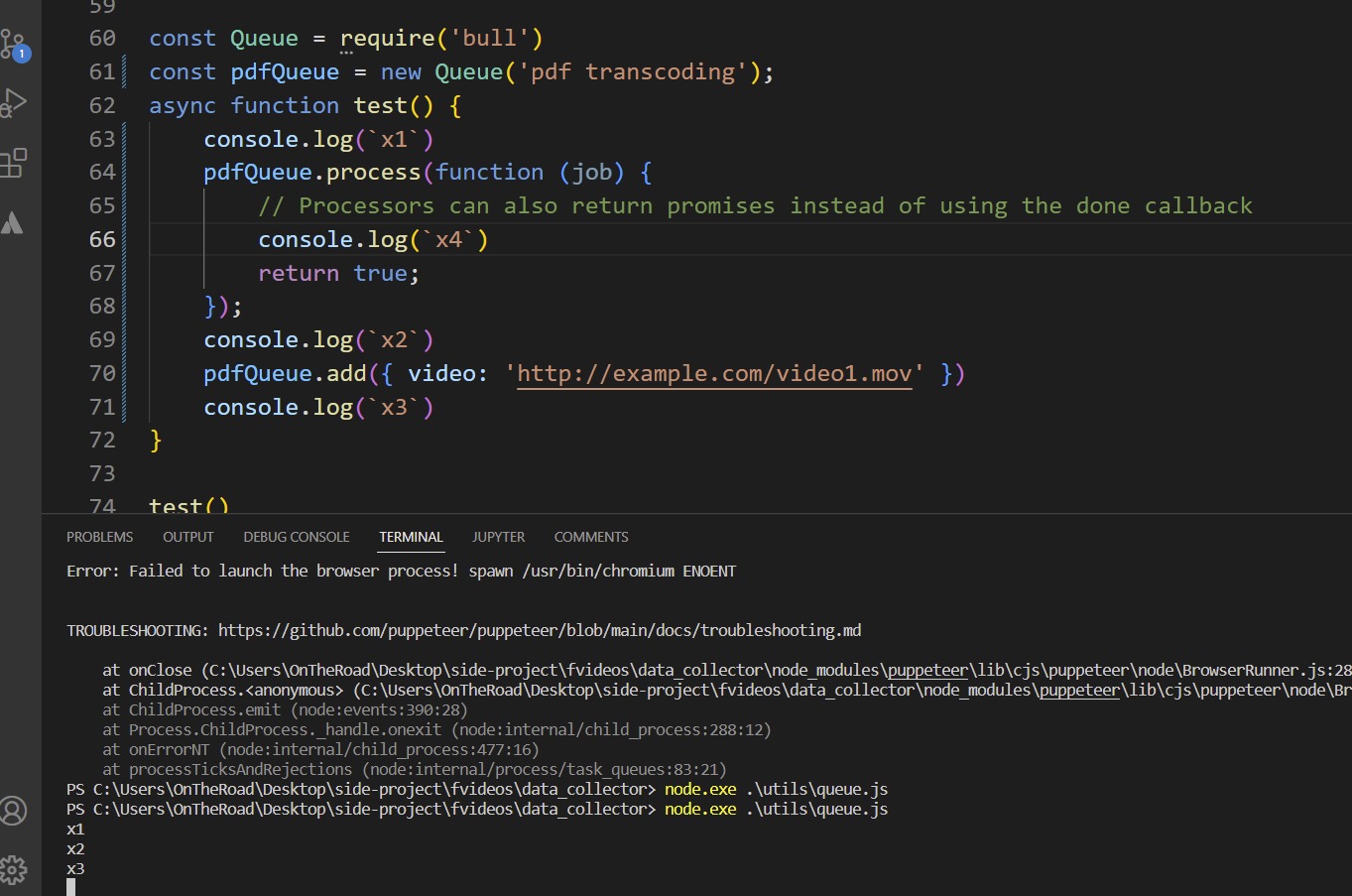 I followed the guide but does not working in my env · Issue #2424 · OptimalBits/bull · GitHub
