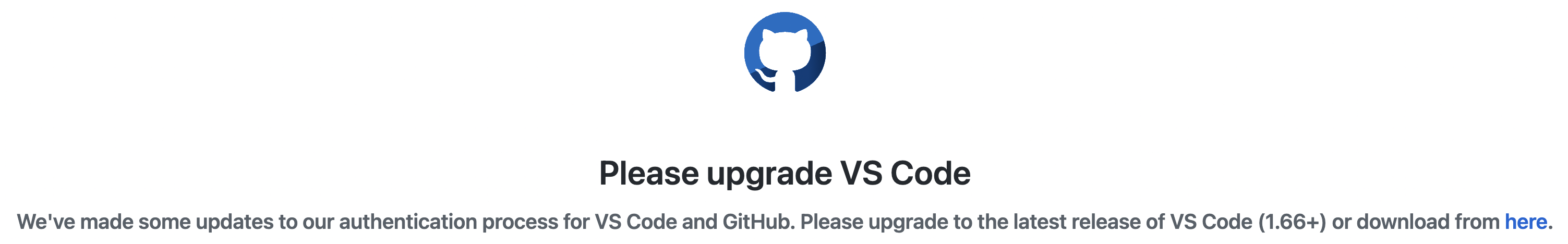 Unable To Authenticate Against Github Version Not High Enough · Issue 5301
