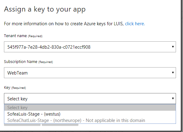 Not able to Add key for NorthEurope Region in my LUIS App · Issue #80 · microsoft/Cognitive-LUIS ...