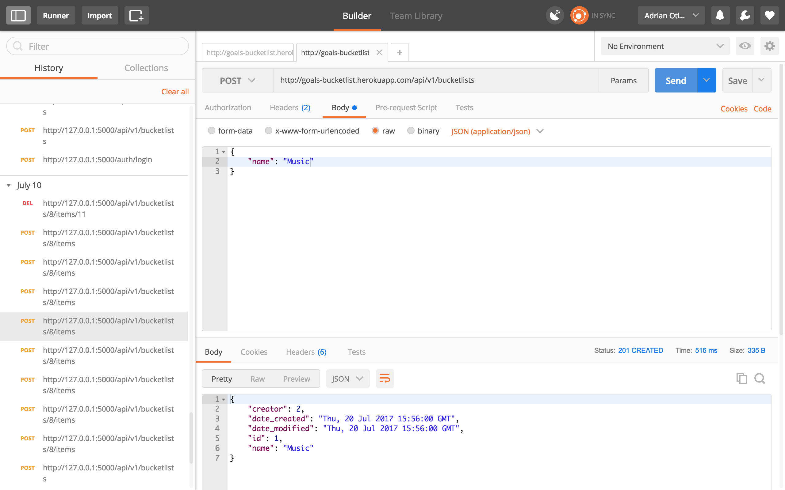 GitHub - Andretalik/bucketlist_API: Bucketlist API
