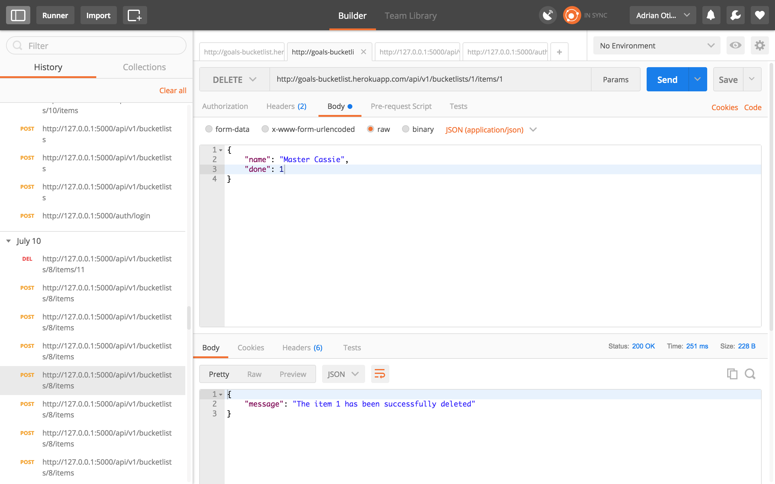 GitHub - Andretalik/bucketlist_API: Bucketlist API