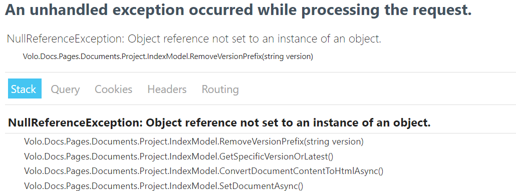 Doc Module : create project but get error exception · Issue #11153 · abpframework/abp · GitHub