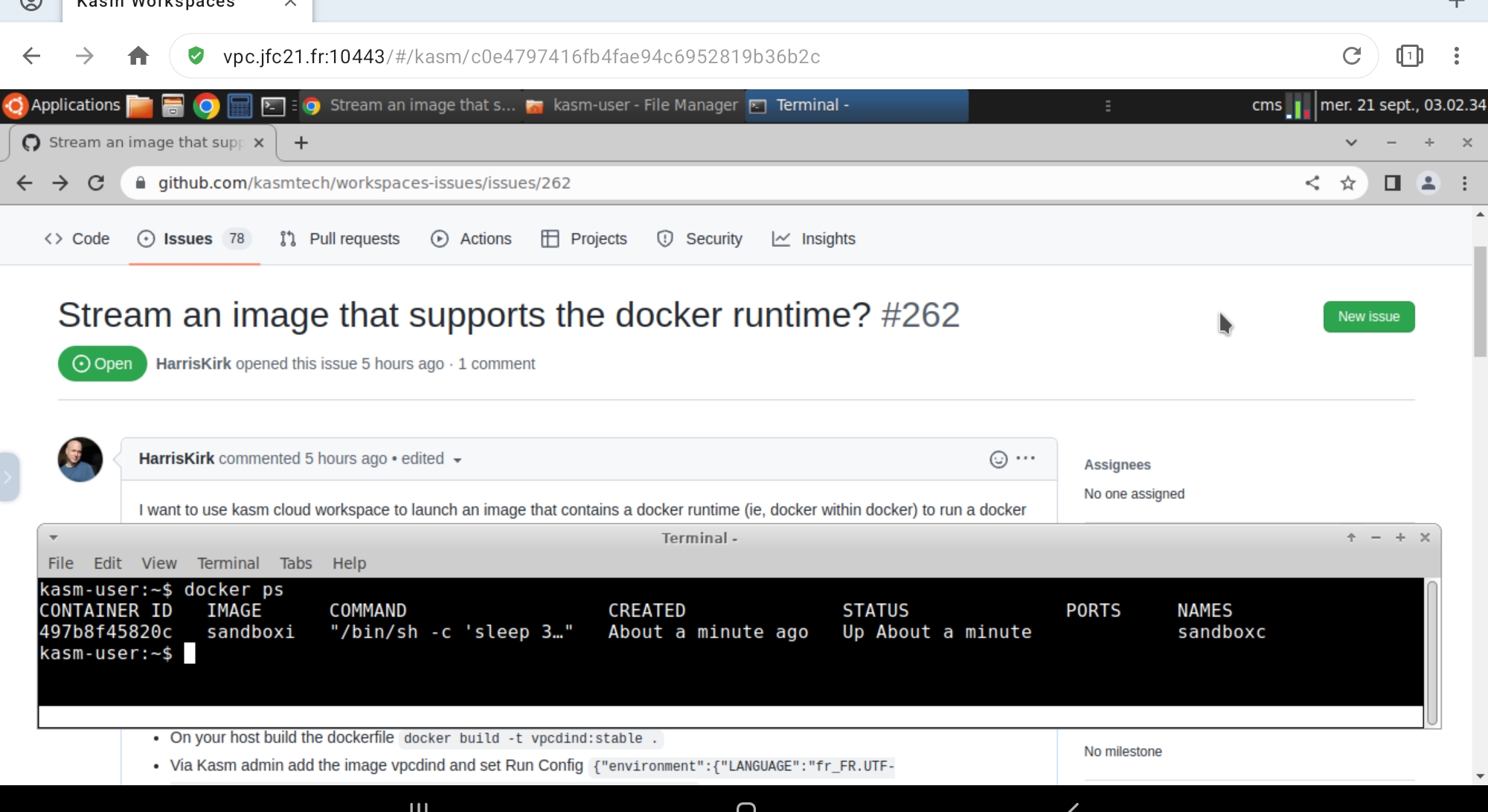 Stream An Image That Supports The Docker Runtime · Issue 262 · Kasmtechworkspaces Issues · Github 9865
