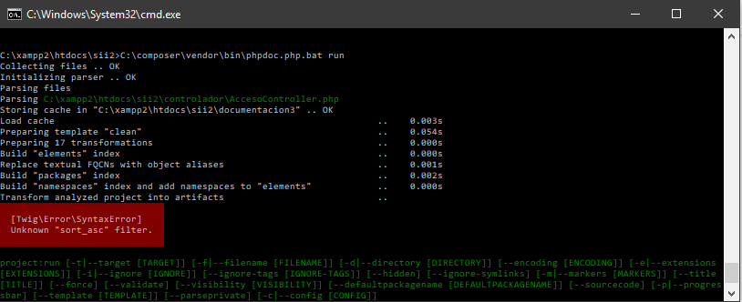[Twig\Error\SyntaxError] Unknown "sort_asc" filter. · Issue #2088 · phpDocumentor/phpDocumentor ...