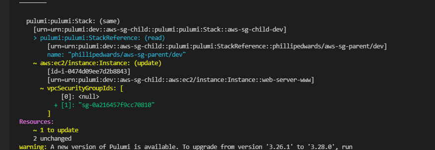 Issues with previews of array values from StackReferences · Issue #9365 · pulumi/pulumi · GitHub