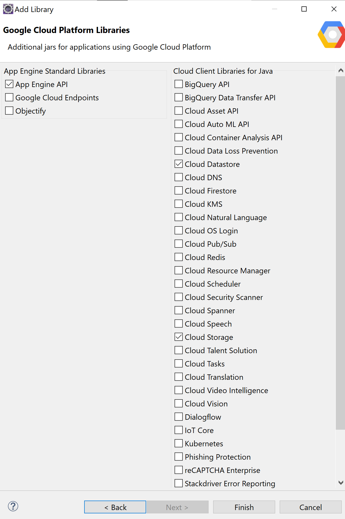 libraries not available in App Engine · Issue #3666 · GoogleCloudPlatform/google-cloud-eclipse ...