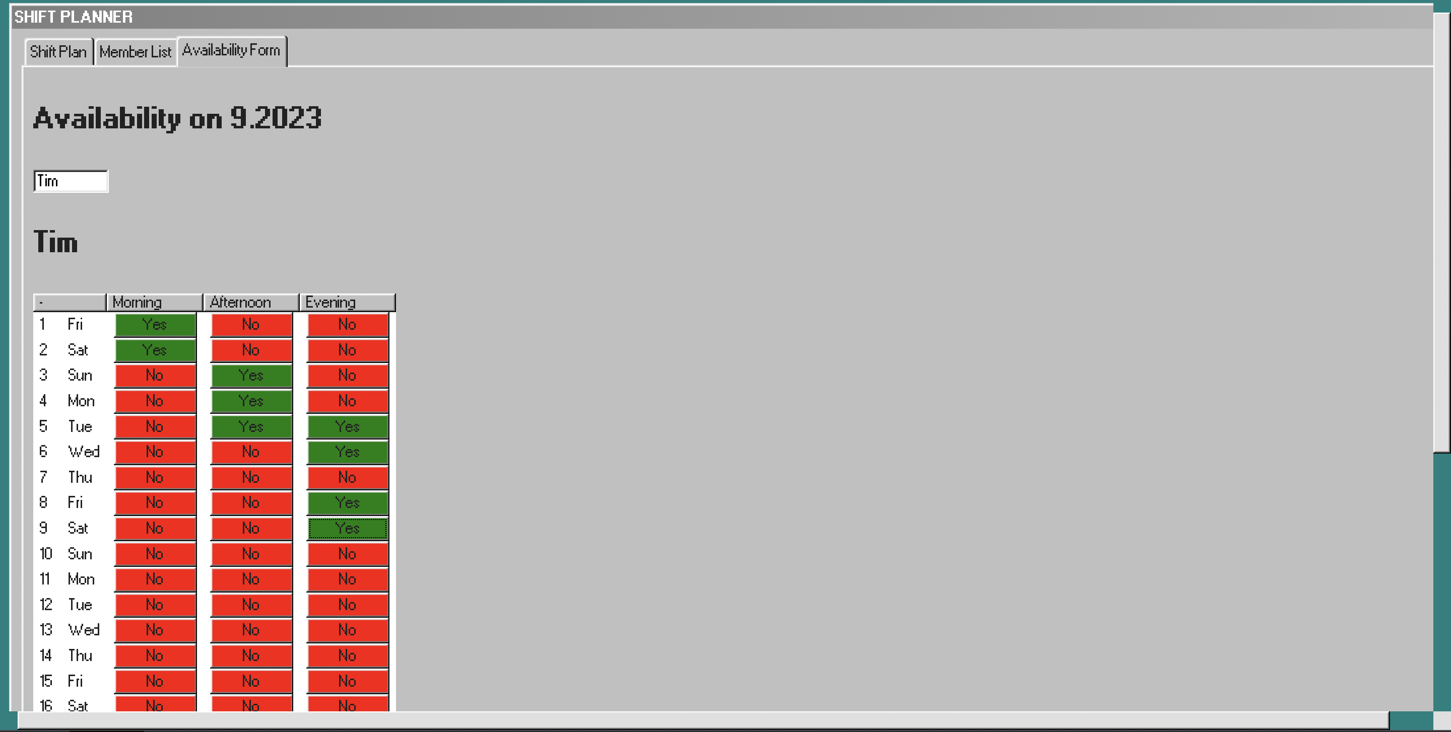 GitHub - timeipert/ShiftPlanner: Shift Planner with automatic shift ...