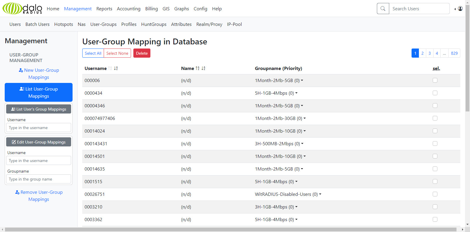 New User-Group Mapping · Issue #391 · lirantal/daloradius · GitHub