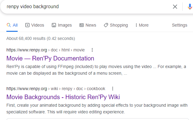 Cookbook links are dead? · Issue #2840 · renpy/renpy · GitHub