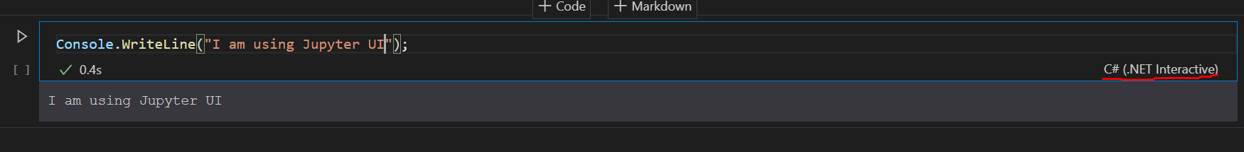 NET Interactive + Jupyter Extension - Current experience · Issue #999 · dotnet/interactive · GitHub