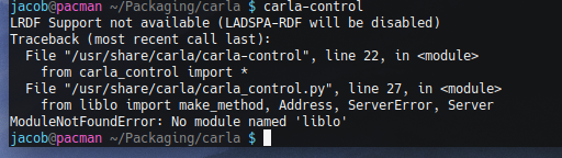 Can't launch carla-control · Issue #890 · falkTX/Carla · GitHub