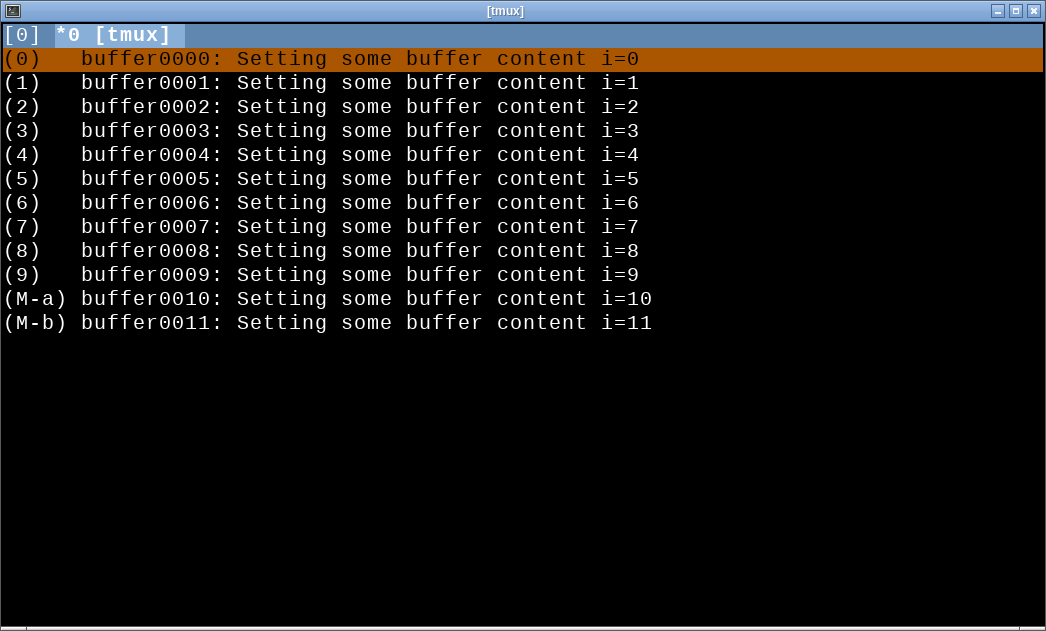 sort order of paste buffers changed · Issue #1872 · tmux/tmux · GitHub