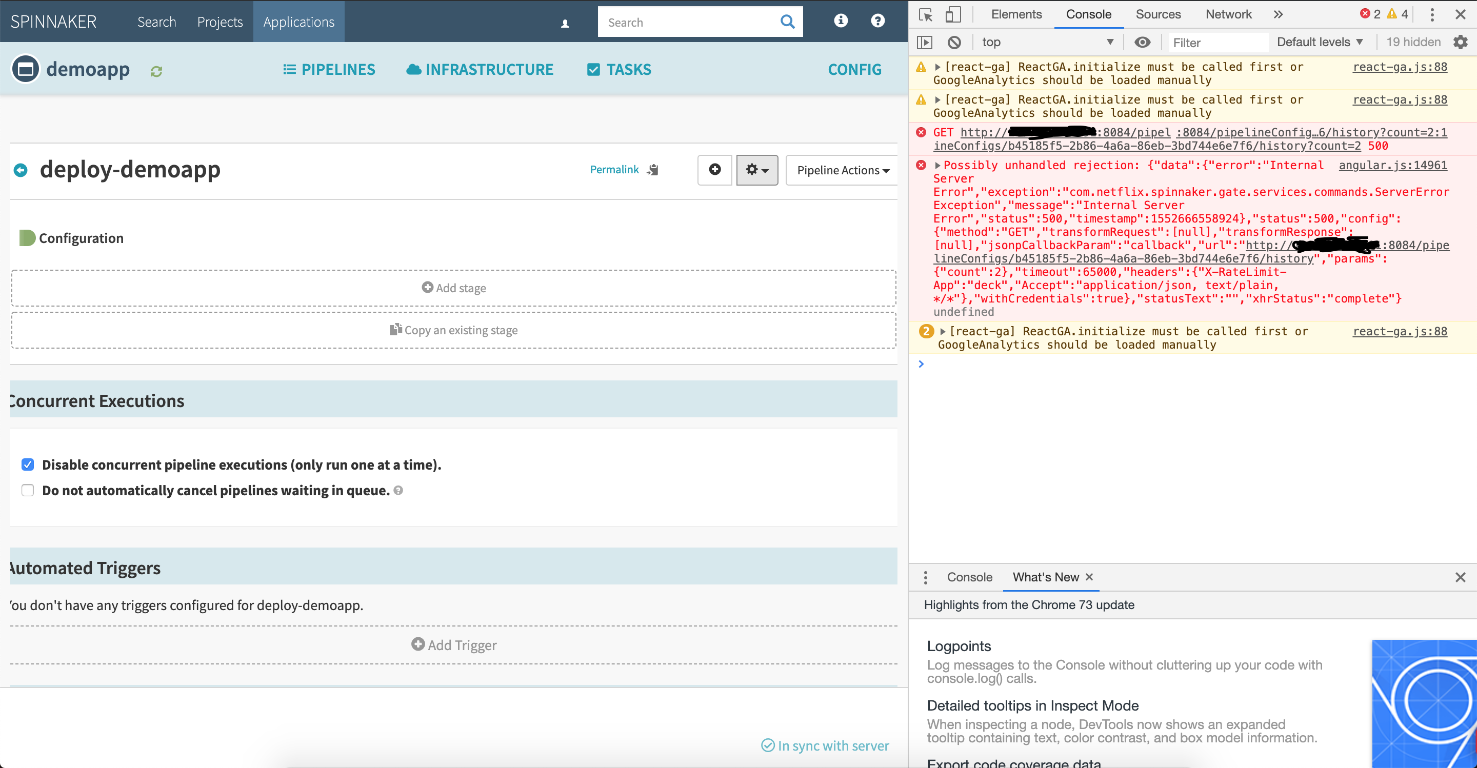 unable to connect to spinnaker deck (GUI) · Issue #4105 · spinnaker ...