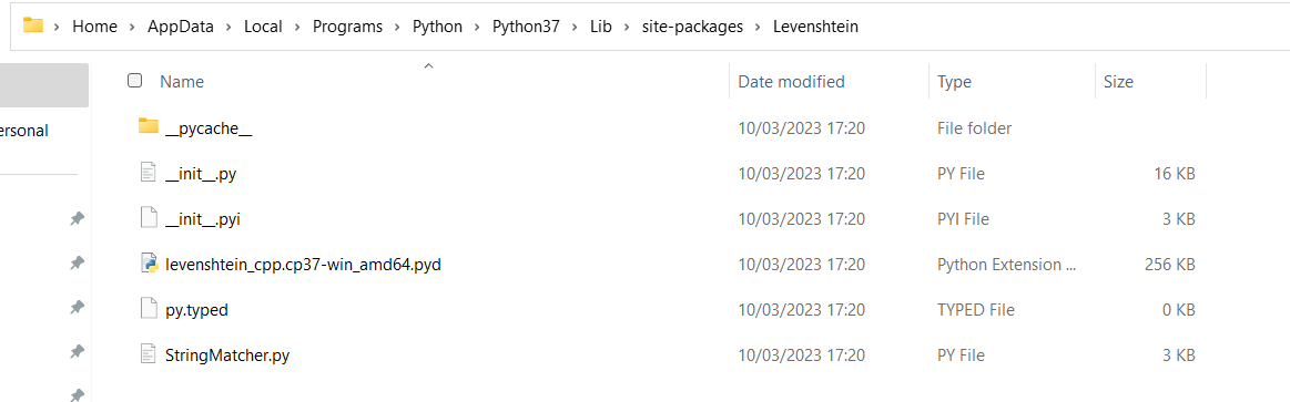 Module 'Levenshtein' has no attribute 'distance' · Issue #51 ...