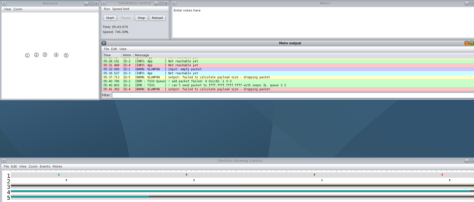 TSCH Orchestra + UDP messages - Cooja Simulation · Issue #1146 · contiki-ng/contiki-ng · GitHub