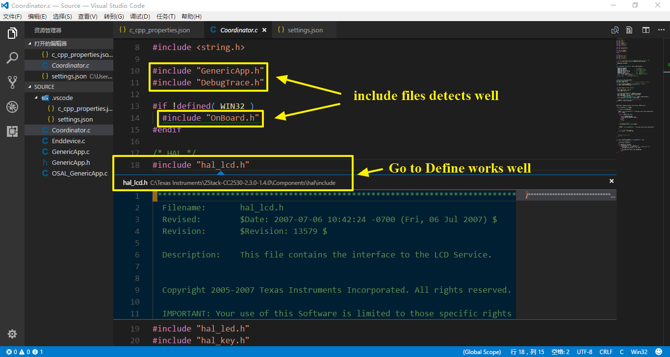 the disappear of the #include directive green squiggle · Issue #949 · microsoft/vscode-cpptools ...