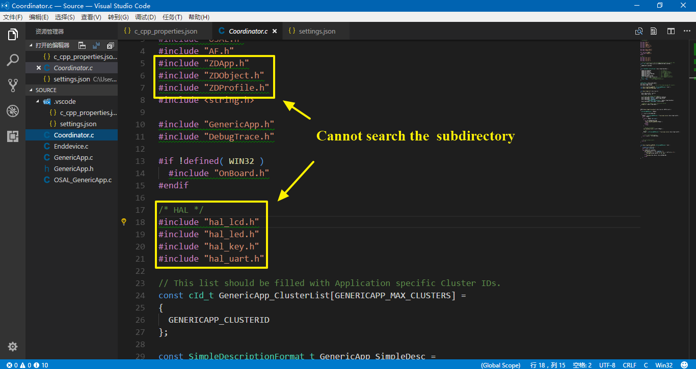 the disappear of the #include directive green squiggle · Issue #949 · microsoft/vscode-cpptools ...