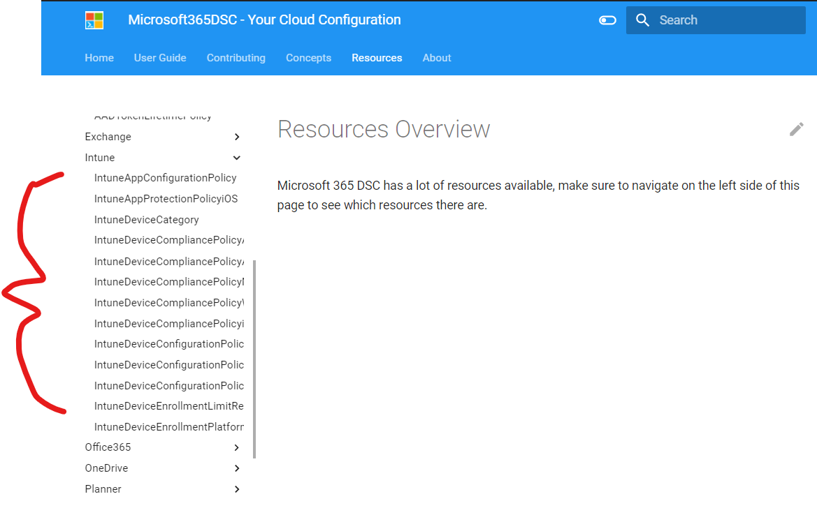 Website Navigation menu too narrow · Issue #1552 · microsoft/Microsoft365DSC · GitHub
