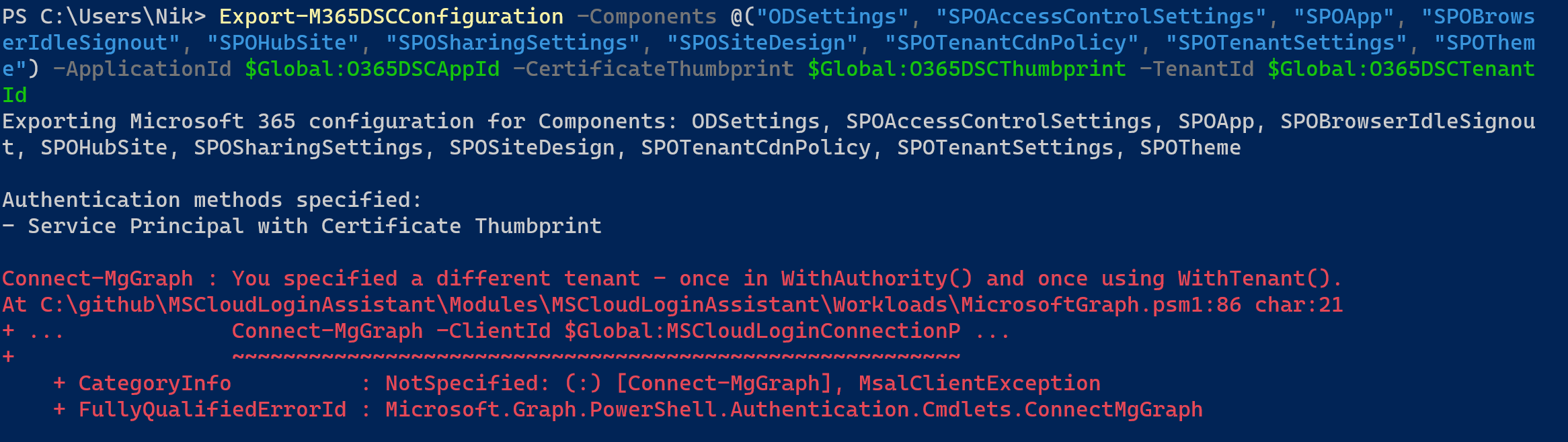 Issue while exporting the site configurations with certificate thumbprint · Issue #2993 ...