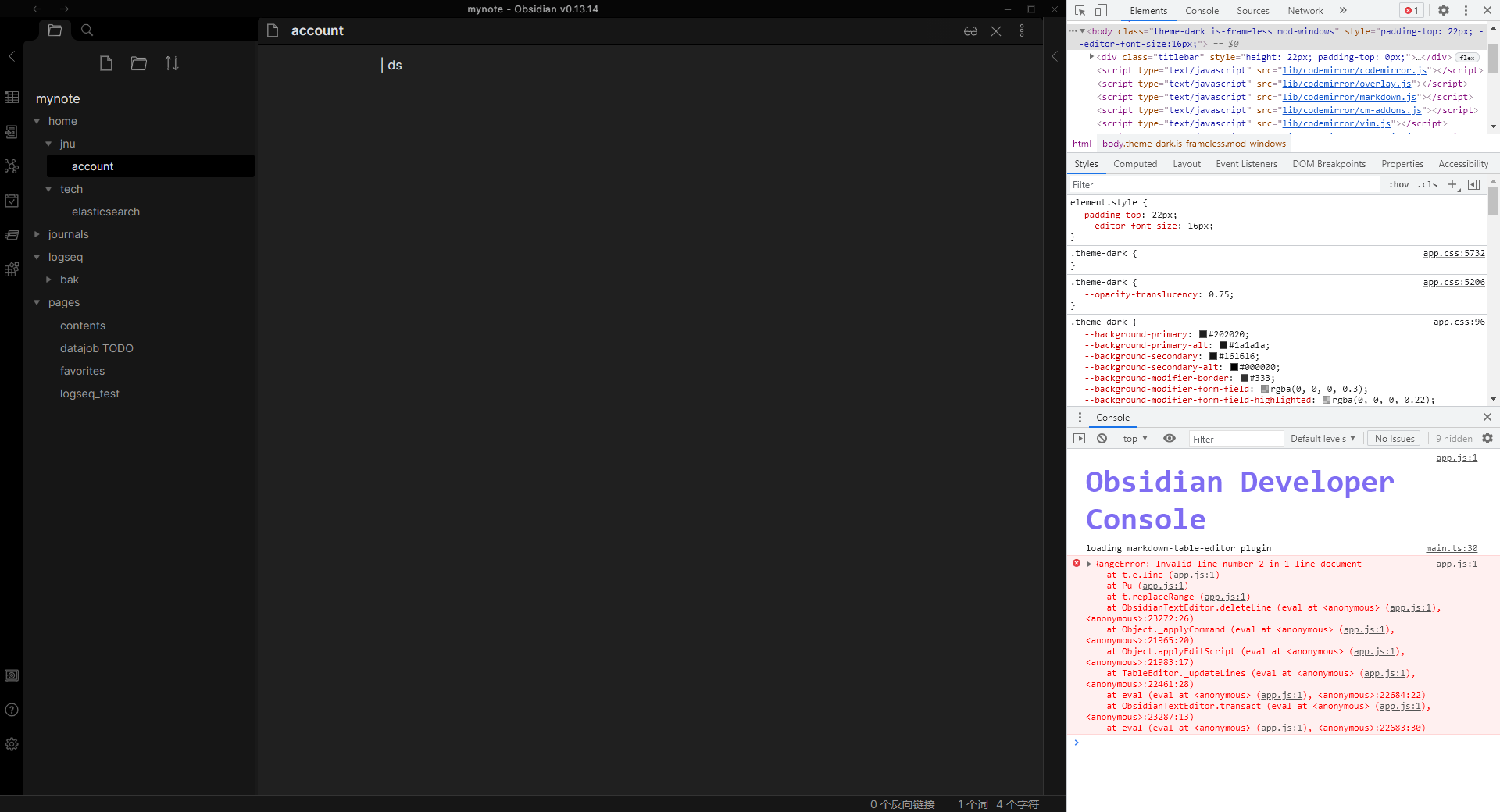 Nothing happens when you press the tab key · Issue #149 · tgrosinger/advanced-tables-obsidian ...