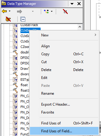 "Find Uses of Field" option fails to find all uses of a custom struct member · Issue #503 ...