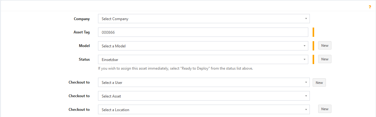 3 "Check Out" Fields when create an assets after Upgrade to 4.0.9 · Issue #4212 · snipe/snipe-it ...