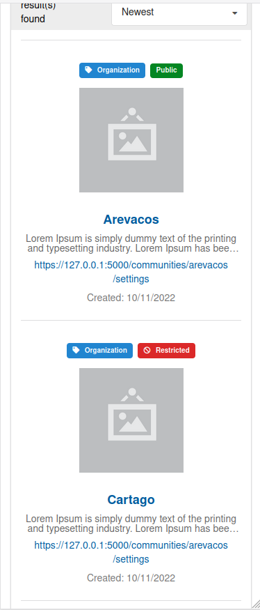 Communities dashboard: add data to the search results by Pineirin · Pull Request #1962 ...