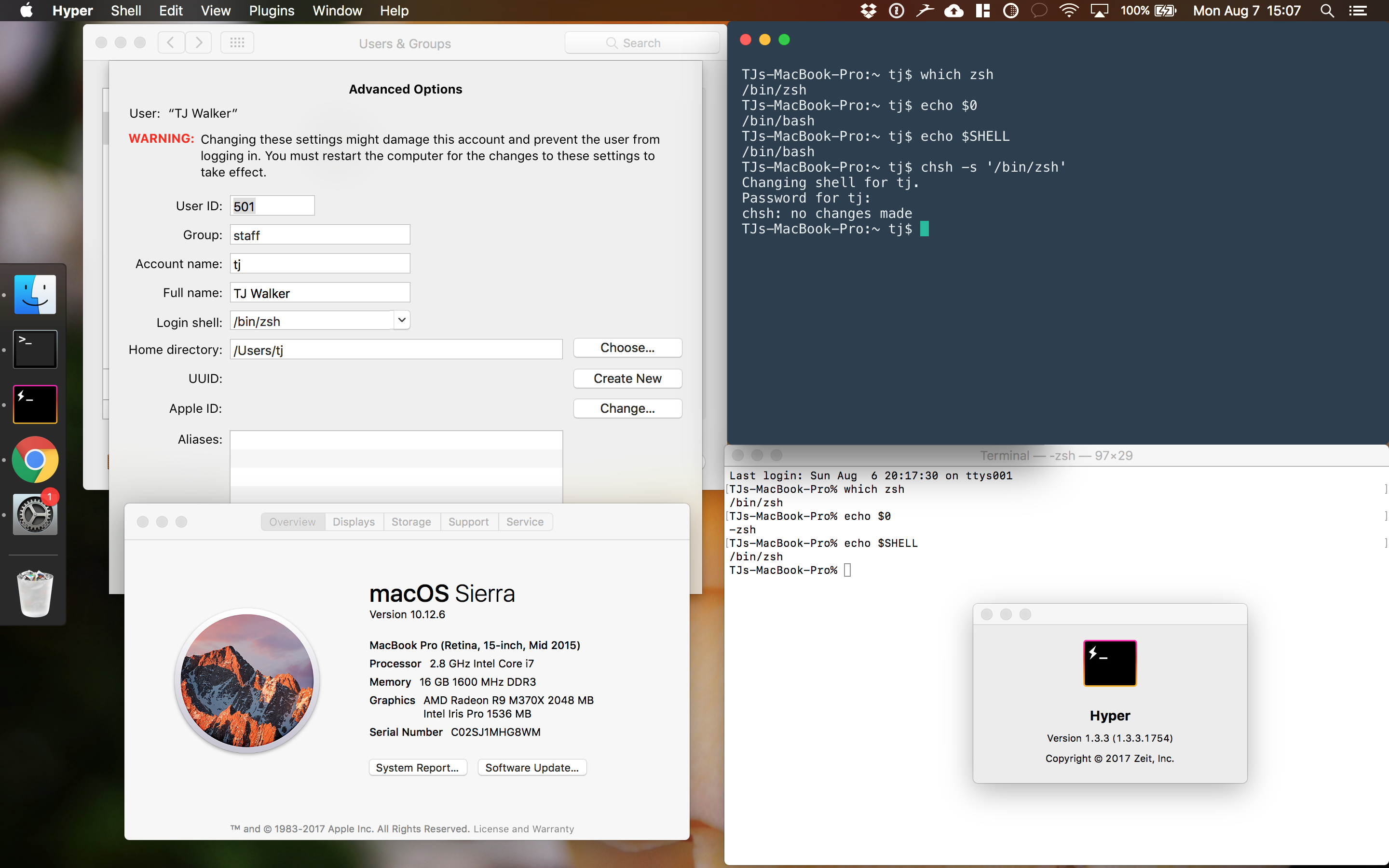 Hyper Not Observing Systems Login Shell · Issue 2055 · Vercelhyper · Github