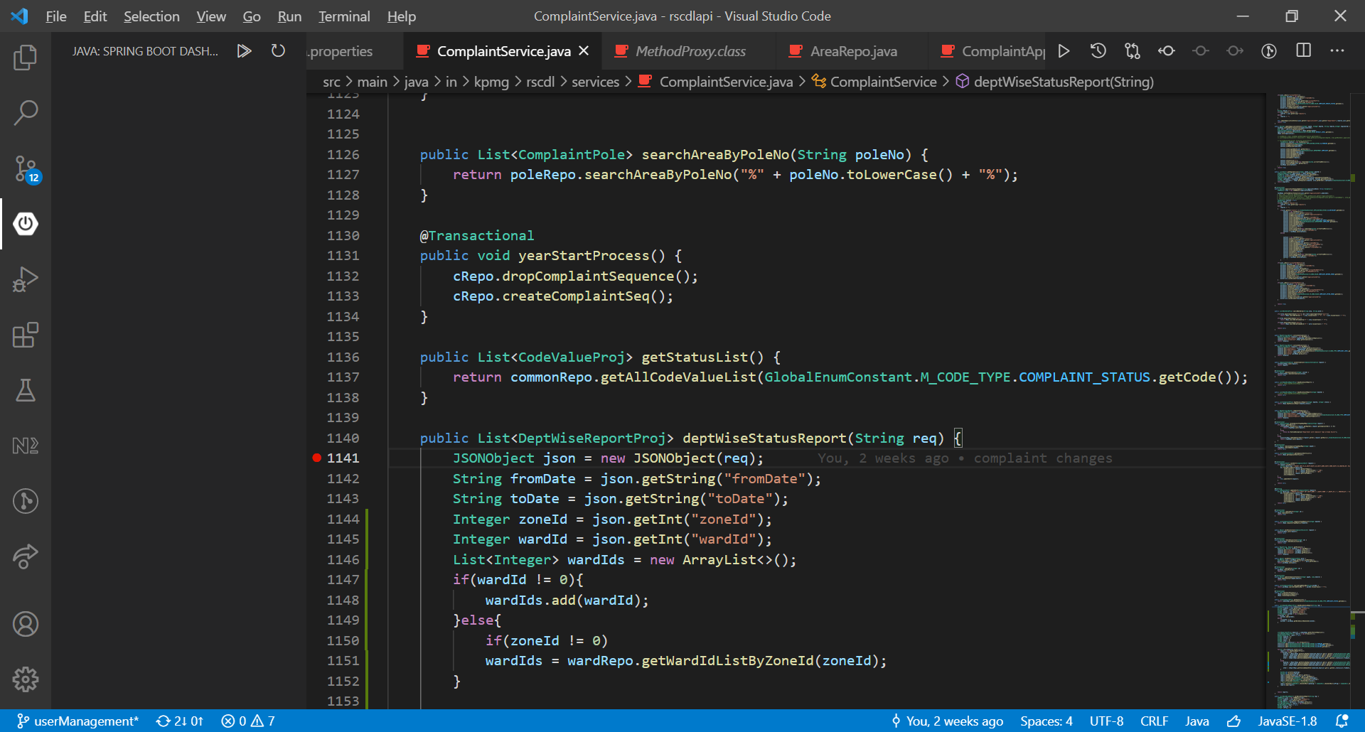 Spring Boot Dashboard Couldnt List Project · Issue 972 · Microsoftvscode Java Debug · Github