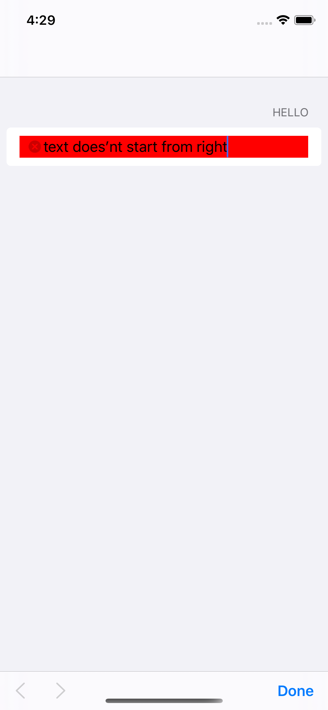 TextRow default font and textAlign does not work · Issue #2082 · xmartlabs/Eureka · GitHub