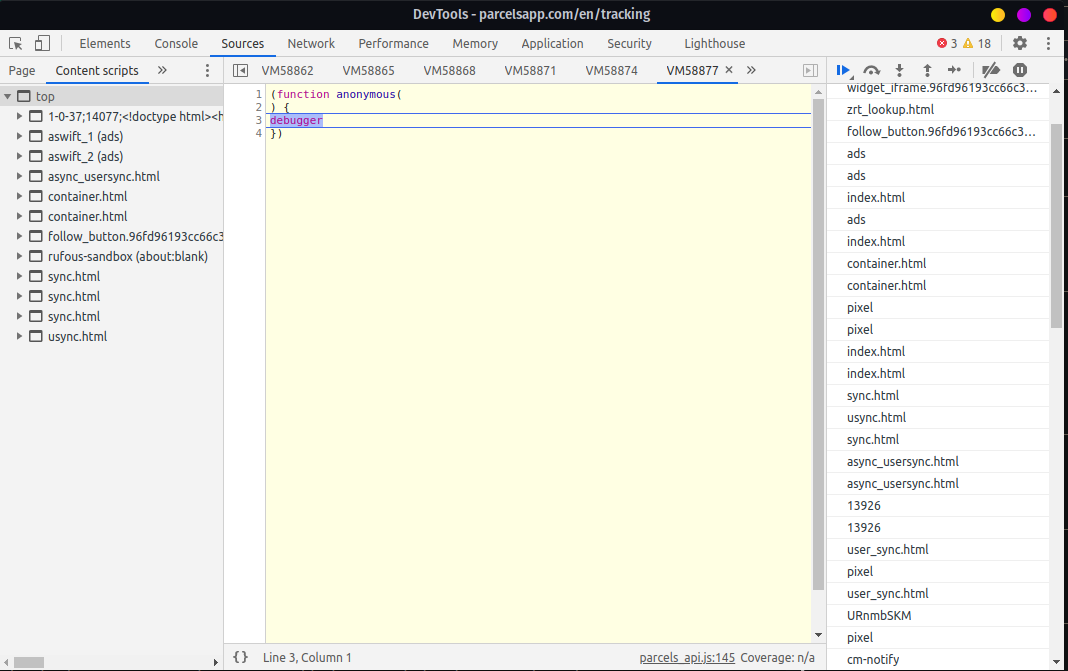 [Broken Website] https://parcelsapp.com/en/tracking crashed DarkReader · Issue #4935 ...