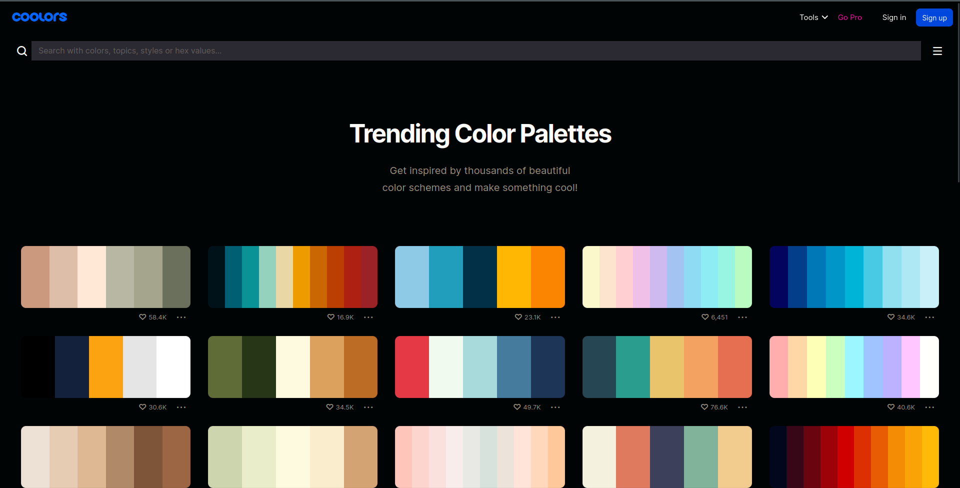 [Broken Website] coolors.co broken dark mode · Issue #8483 · darkreader ...