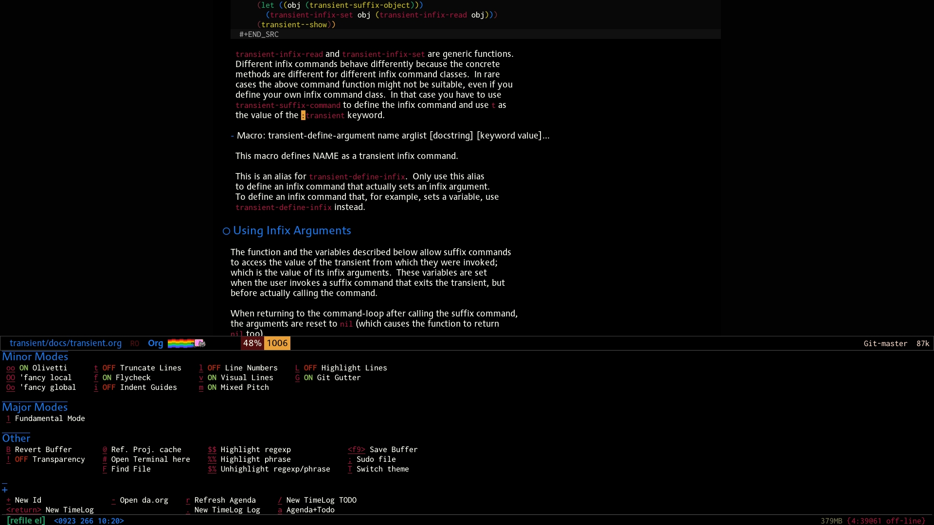 Hide transient during command execution · Issue #152 · magit/transient · GitHub