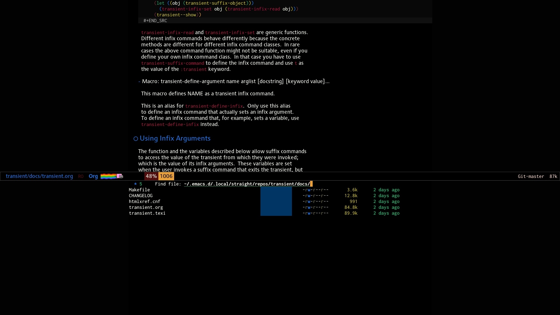 Hide transient during command execution · Issue #152 · magit/transient · GitHub
