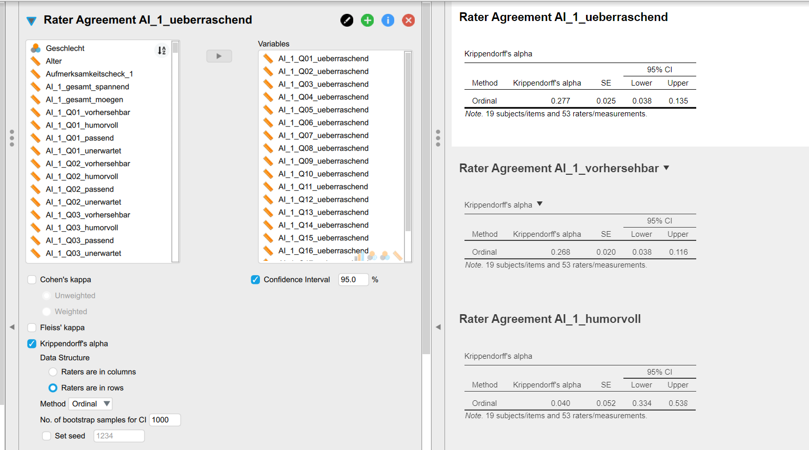 [Bug]: CI for Krippendorff's alpha · Issue #2318 · jasp-stats/jasp-issues · GitHub