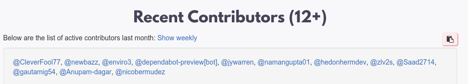 Add copy to clipboard button for recent contributors list · Issue #240 · publiclab/community ...