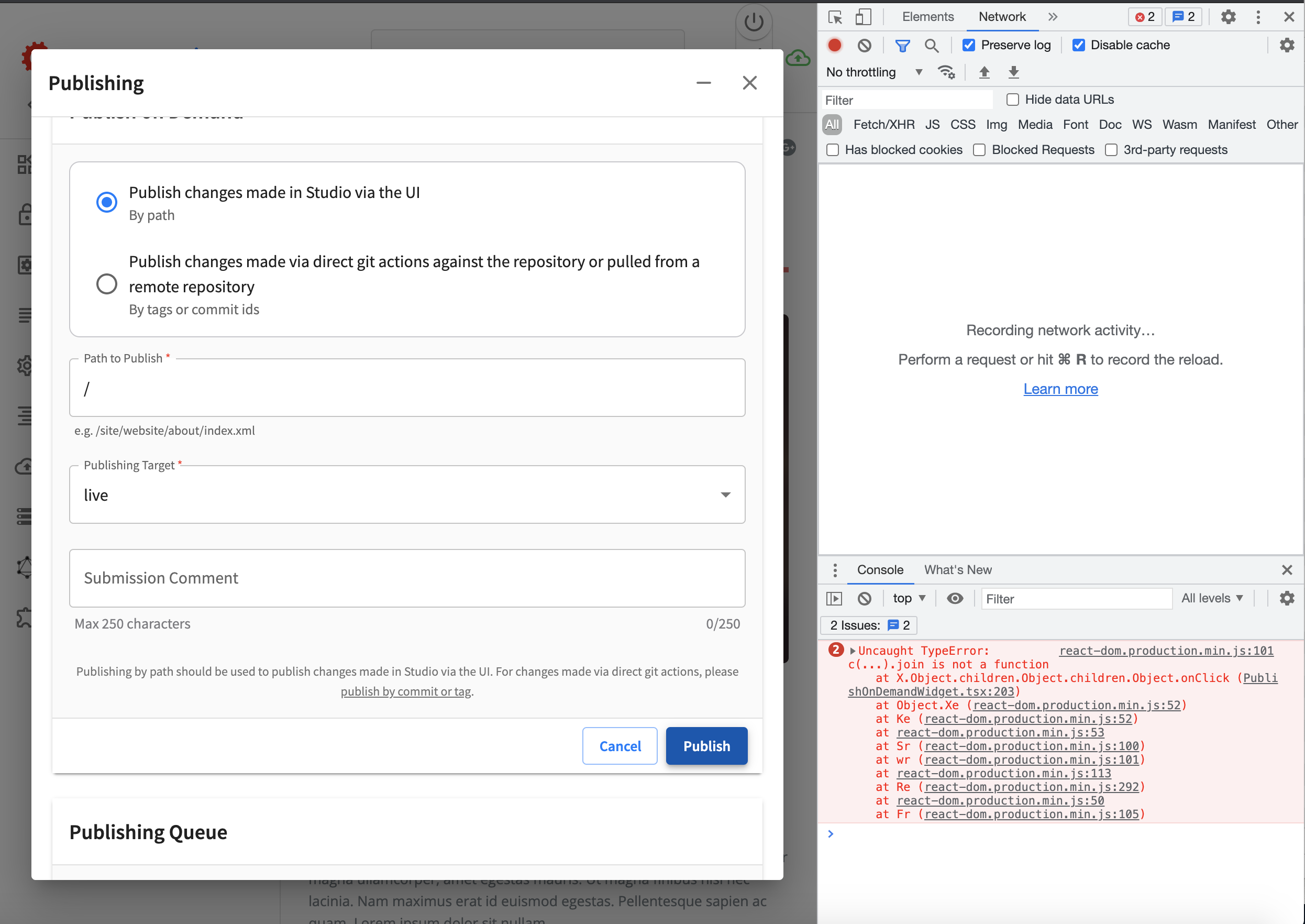[studio-ui] Publishing on demand does not work · Issue #5031 · craftercms/craftercms · GitHub