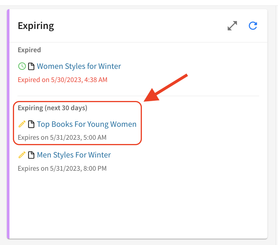 [studio-ui] Expiry/Expired date shown in "Expiring" dashlet is off by 4 ...