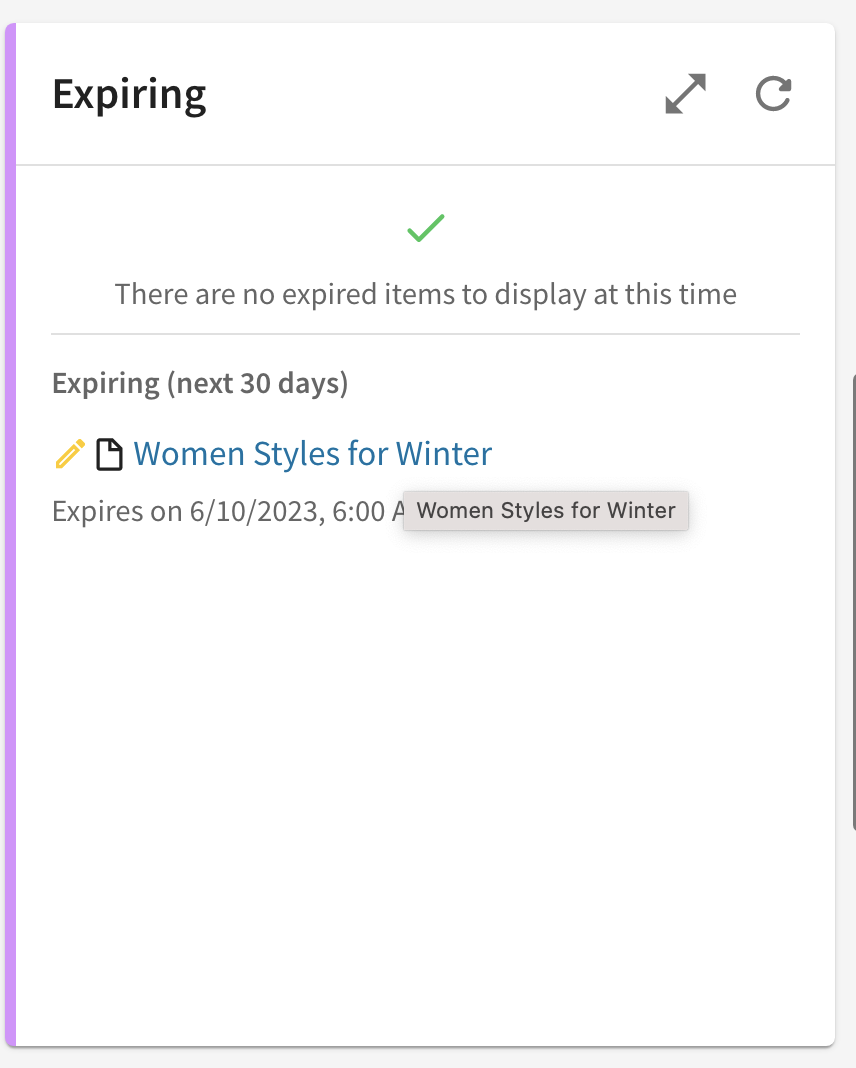 [studio-ui] Expiry/Expired date shown in "Expiring" dashlet is off by 4 hours · Issue #6091 ...