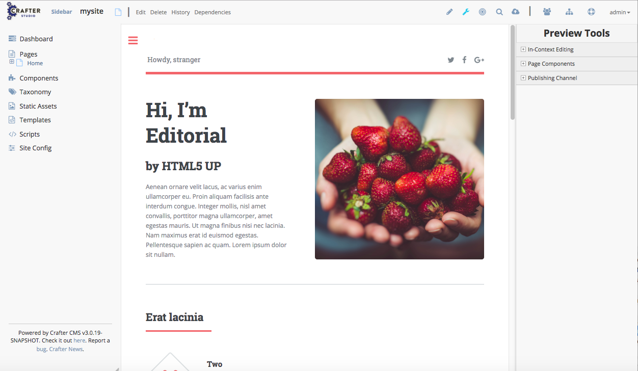 [studio-ui] Component preview panel does not support macros in 3.0 · Issue #2612 · craftercms ...
